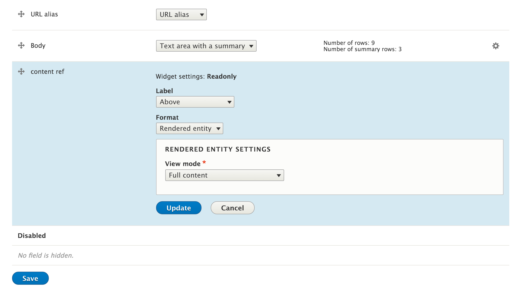 Read-only Field Widget | Drupal.org Read-only Field Widget | Drupal.org
